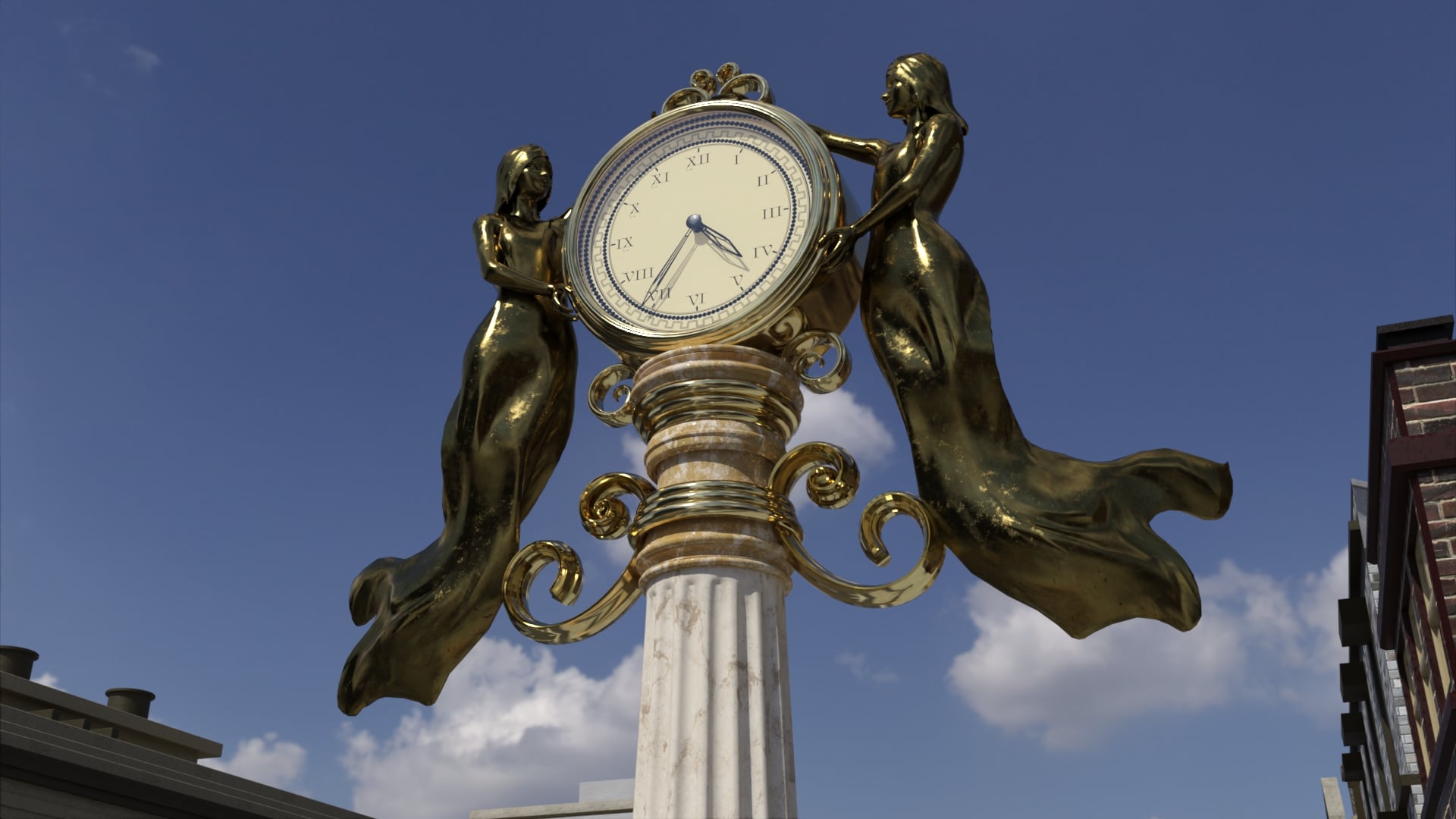 Street Clocks | Daz 3D