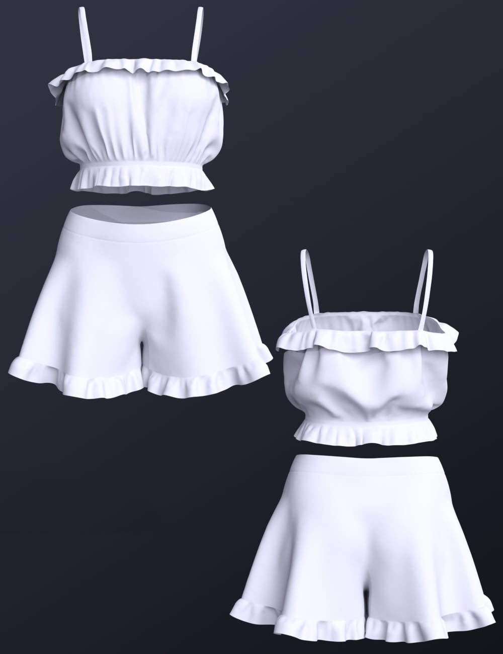 dForce Satin Sleep Set for Genesis 9 | Daz 3D