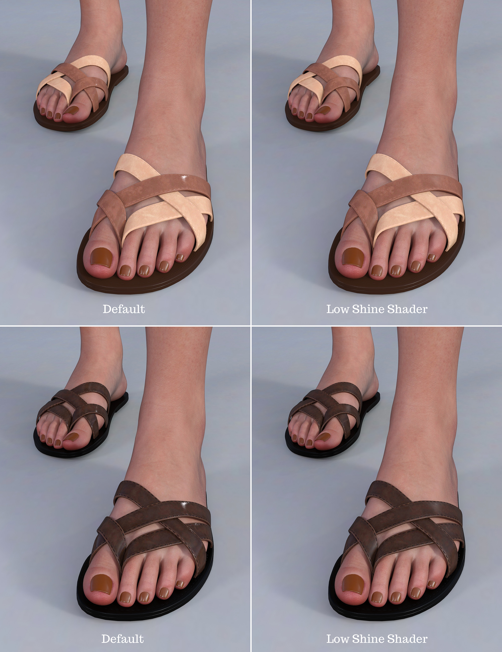 Karli Sandals for Genesis 9 | Daz 3D