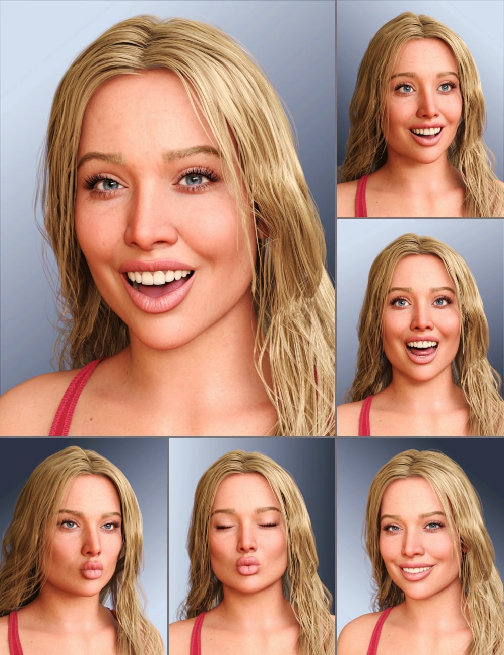 Nastya Expressions For Nastya Hd Daz 3d