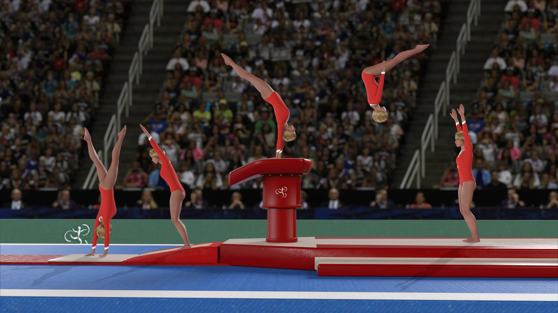 Olympic Gymnastic Poses for Genesis 9 | Daz 3D