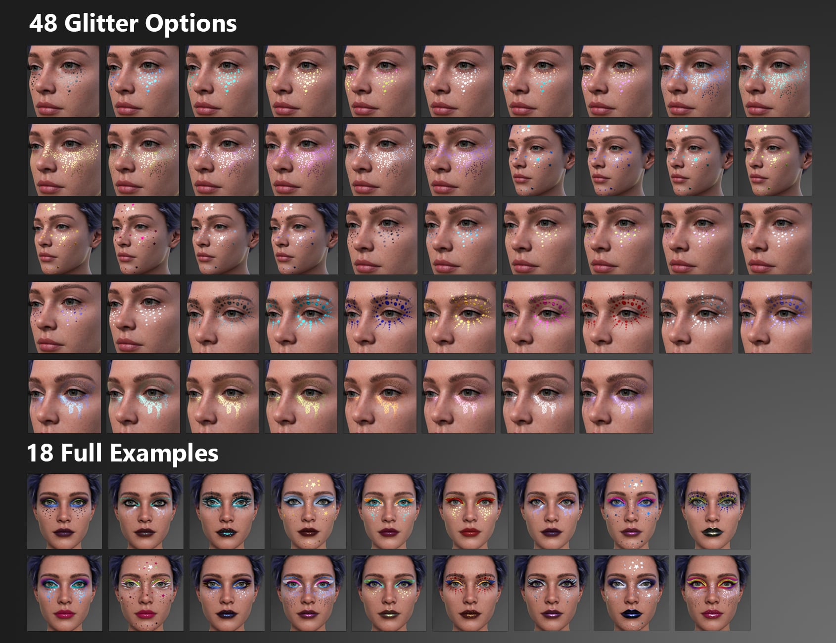 SE Starlight MakeUp for Genesis 9 | Daz 3D