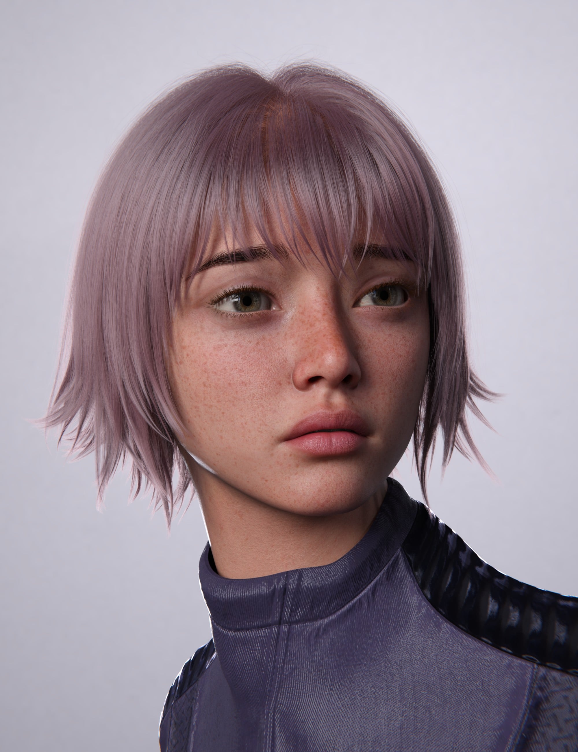 dForce AK Layered Bob Hair for Genesis 9, 8, and 8.1 Female | Daz 3D