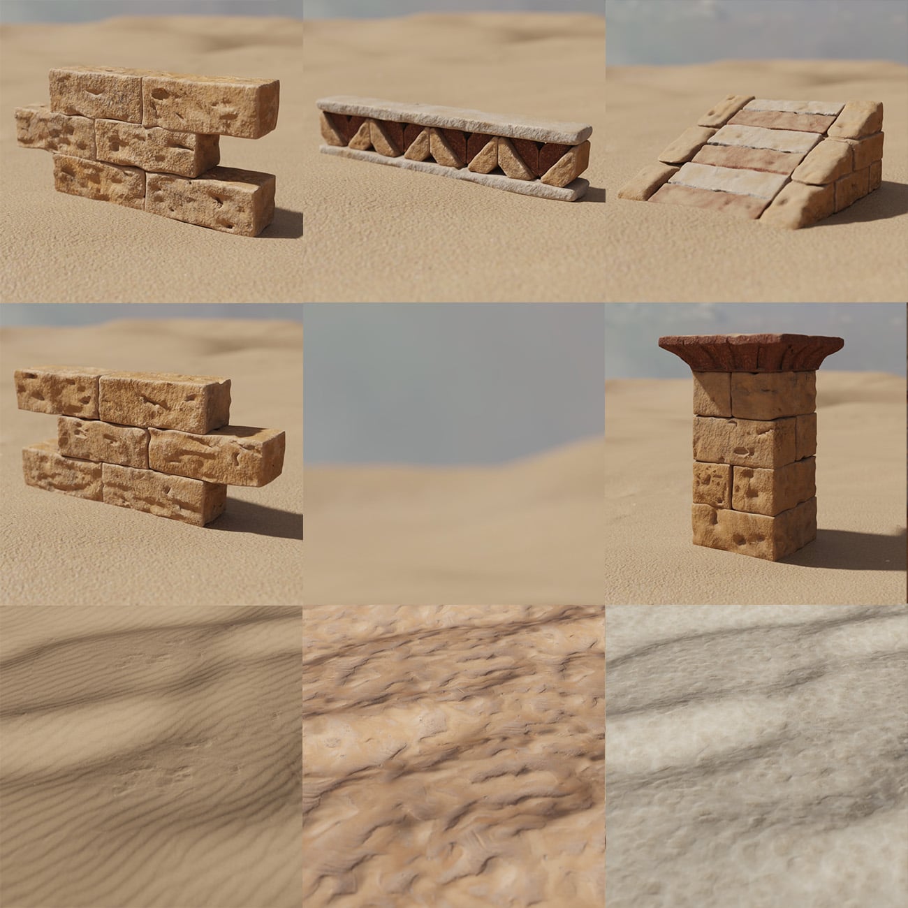 Stone Empire Construction Set | Daz 3D
