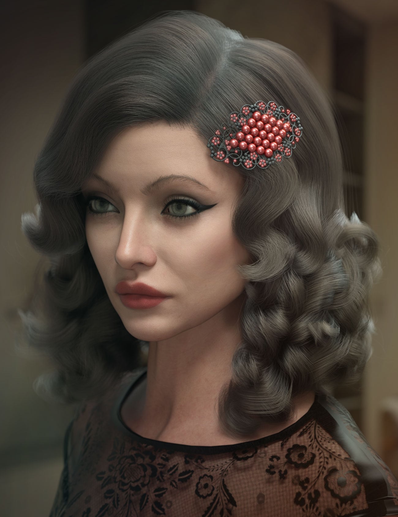 dForce Lanah Hair for Genesis 9 | Daz 3D