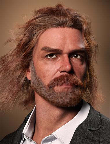dForce FE Beards Of All Shapes for Genesis 9 | Daz 3D