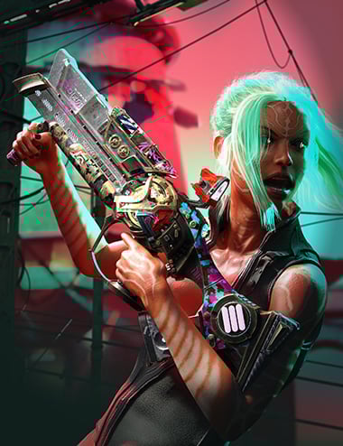 Alien Assault Rifle | Daz 3D