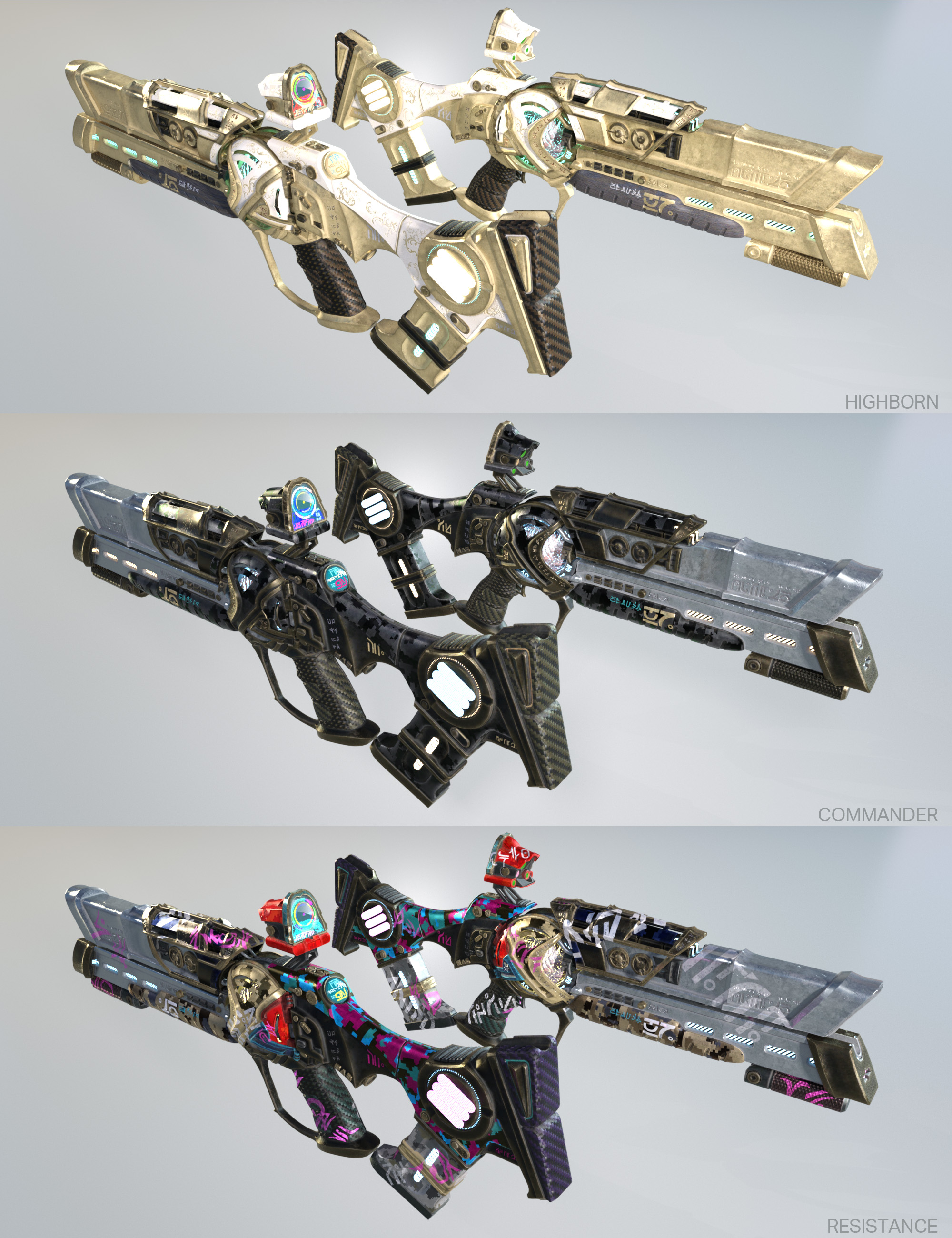 Alien Assault Rifle | Daz 3D