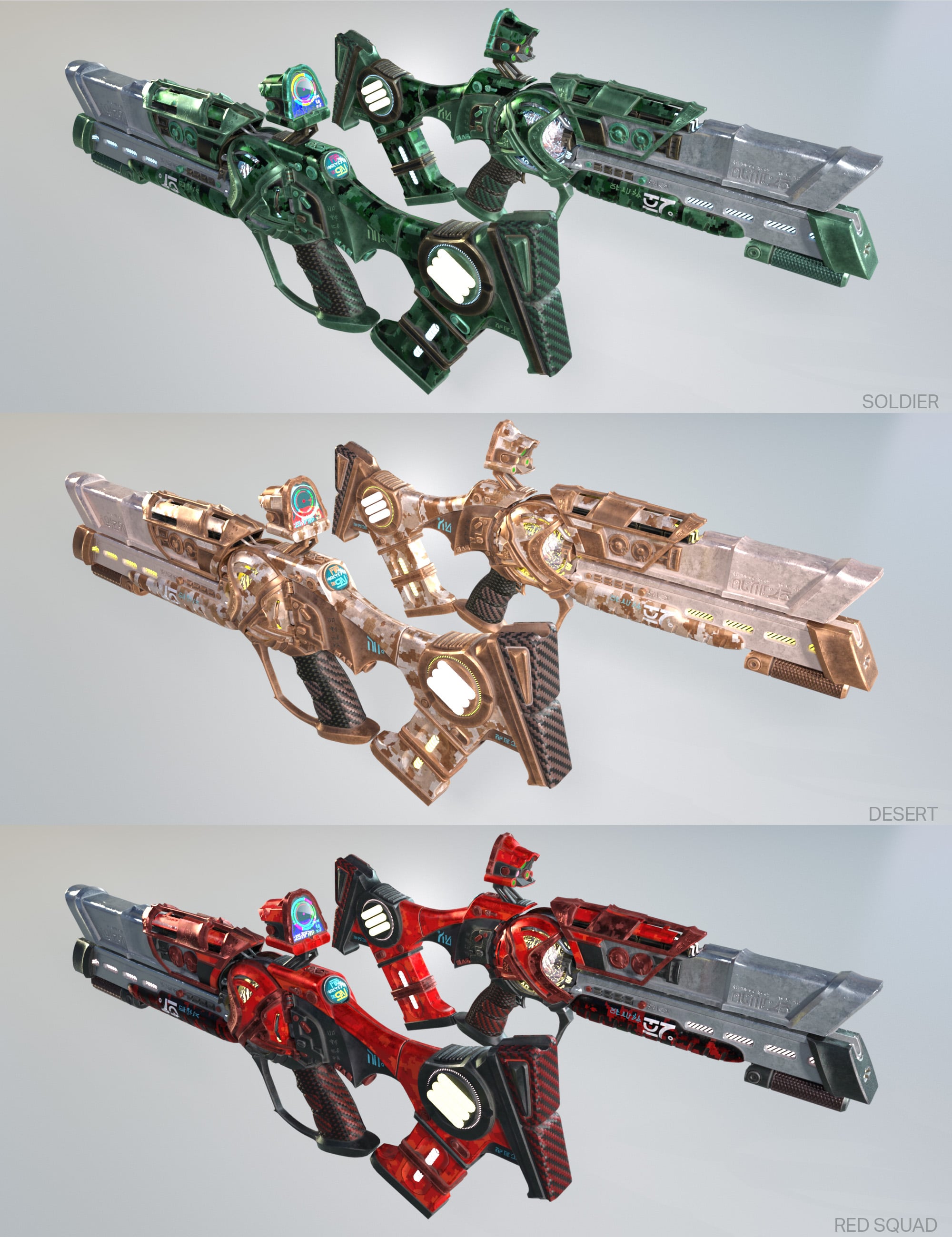 Alien Assault Rifle | Daz 3D