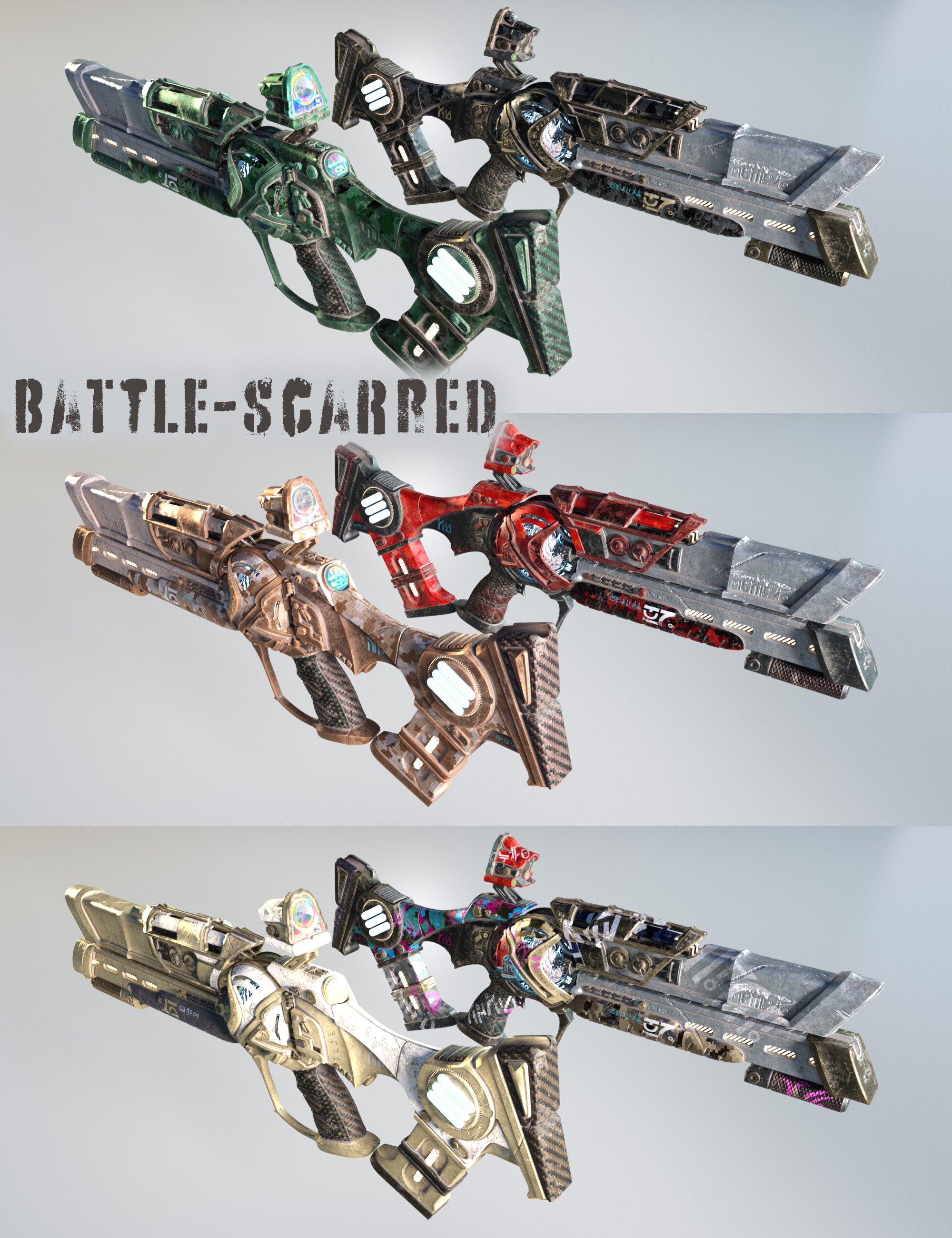 Alien Assault Rifle | Daz 3D