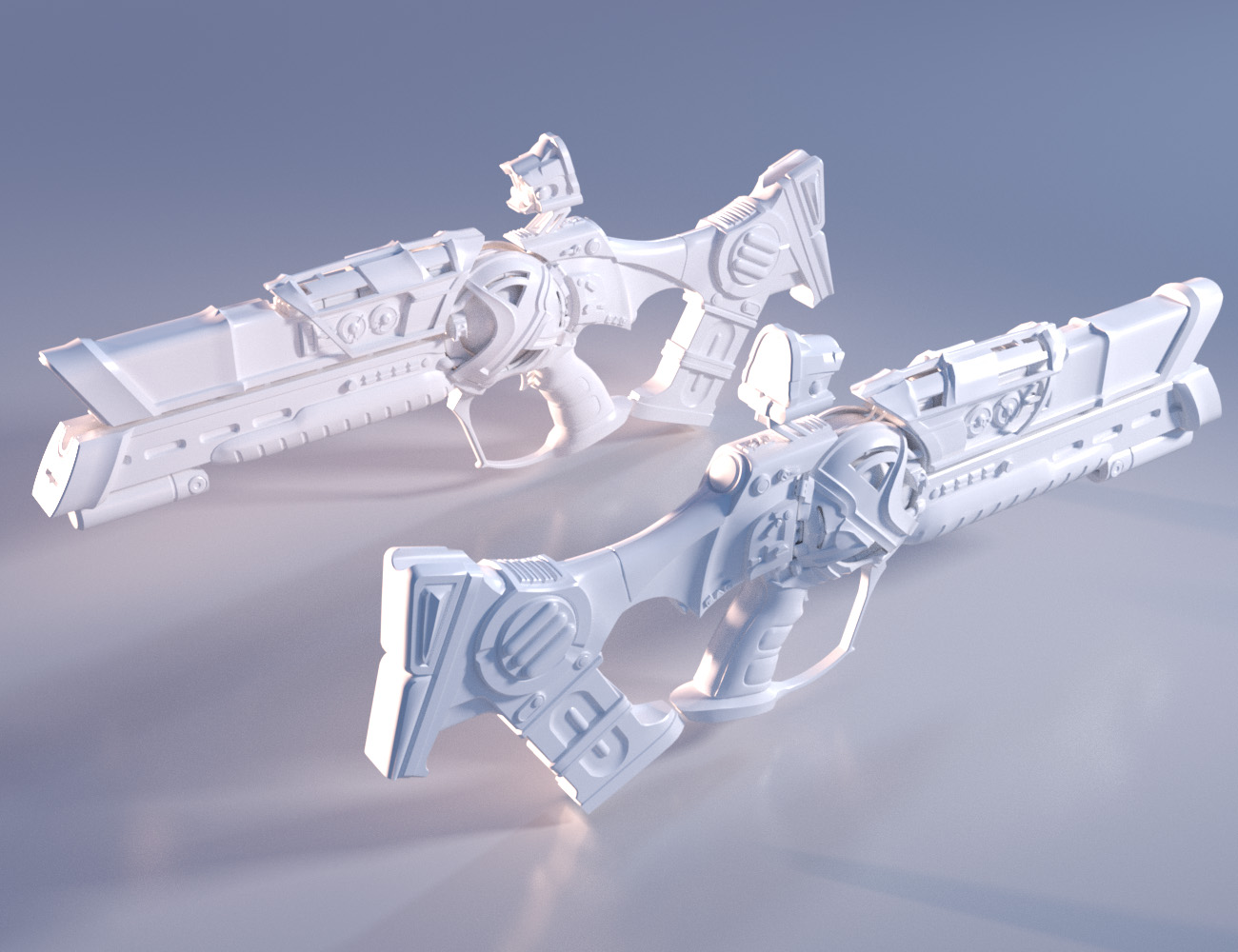 Alien Assault Rifle | Daz 3D