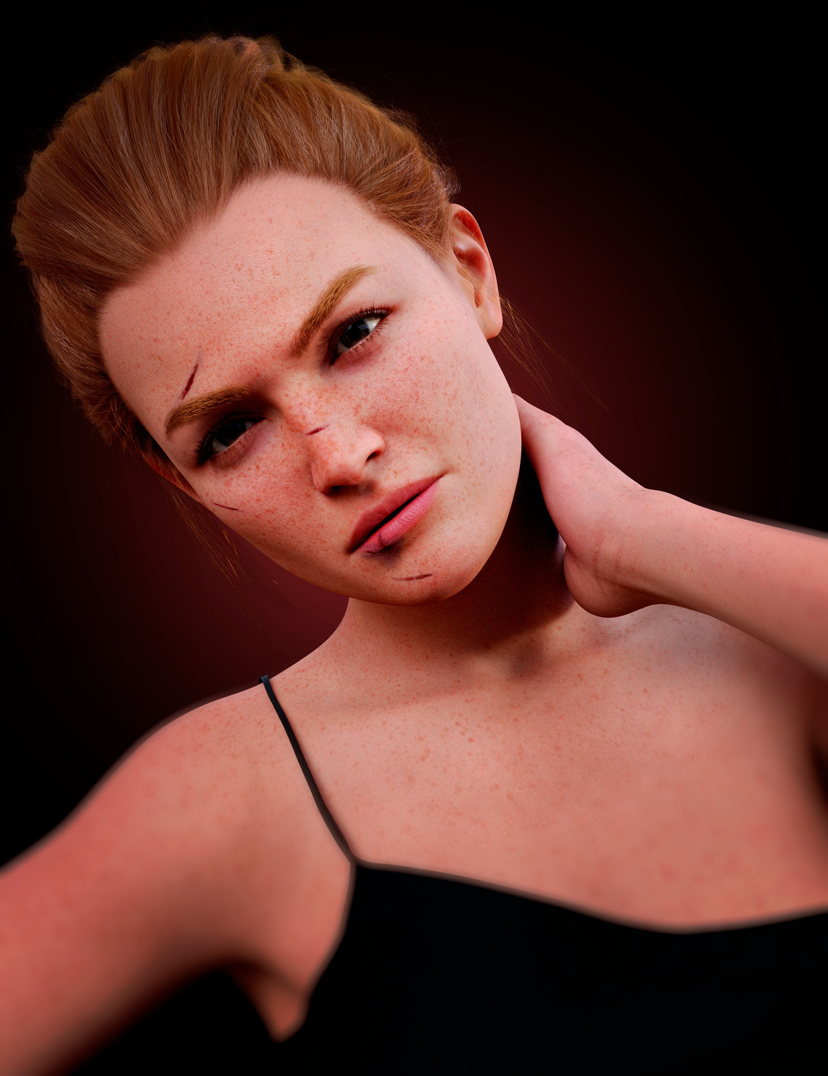 LA Facial Bruises for Genesis 9 | Daz 3D