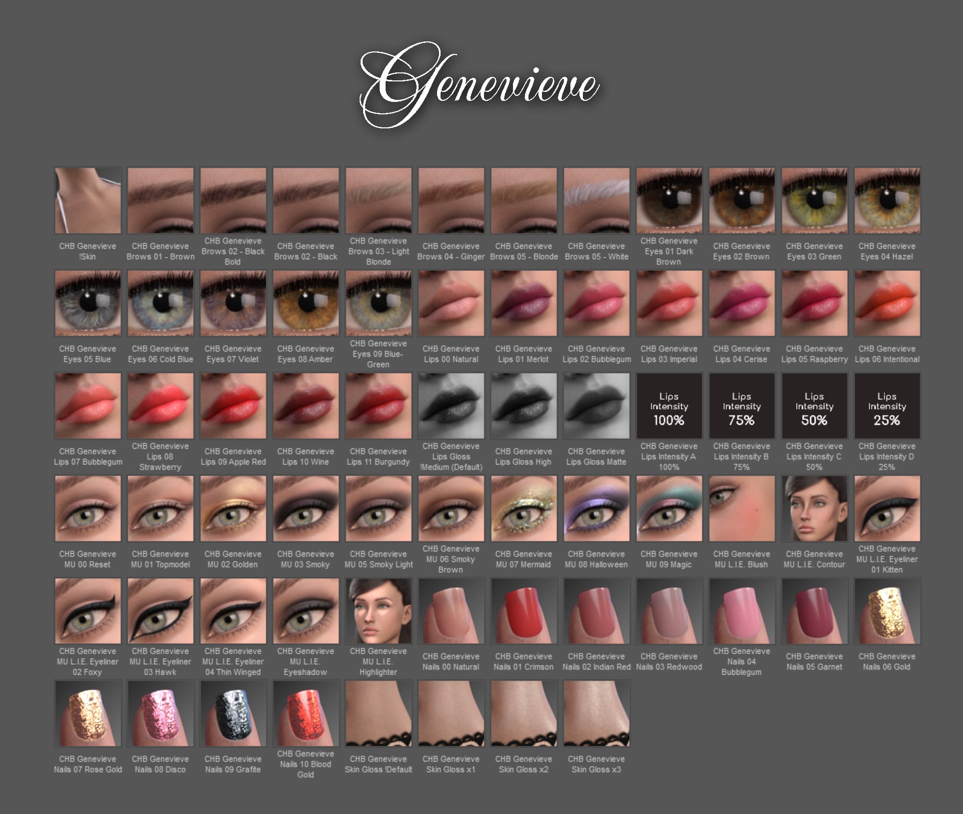 CHB Genevieve for Genesis 9 | Daz 3D