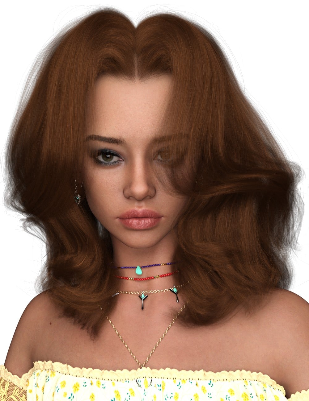 Quick Click- Glamorous Style Hair | Daz 3D