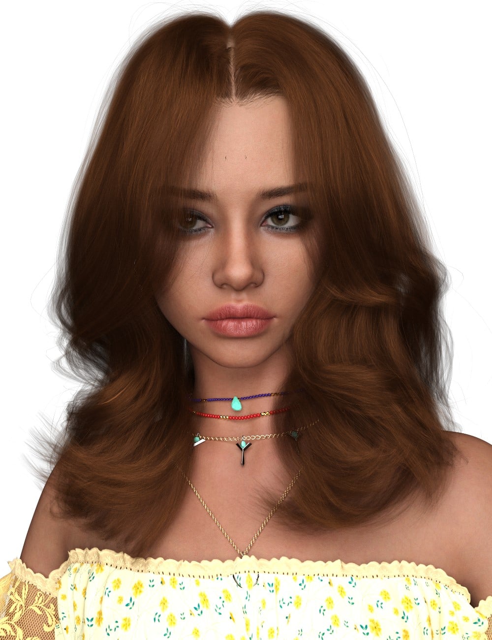 Quick Click- Glamorous Style Hair | Daz 3D