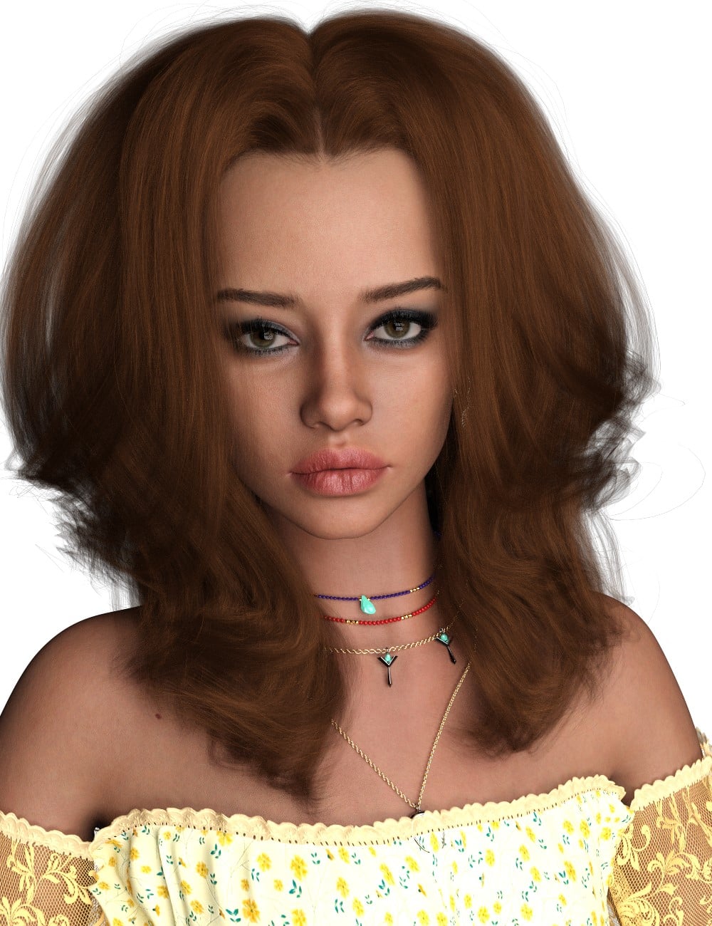 Quick Click- Glamorous Style Hair | Daz 3D