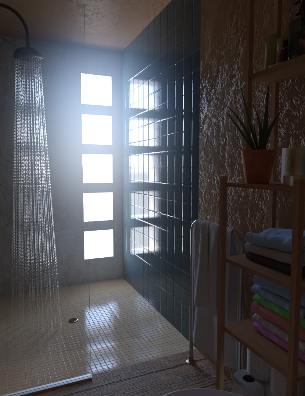 Bubbling Bath Bathroom | Daz 3D