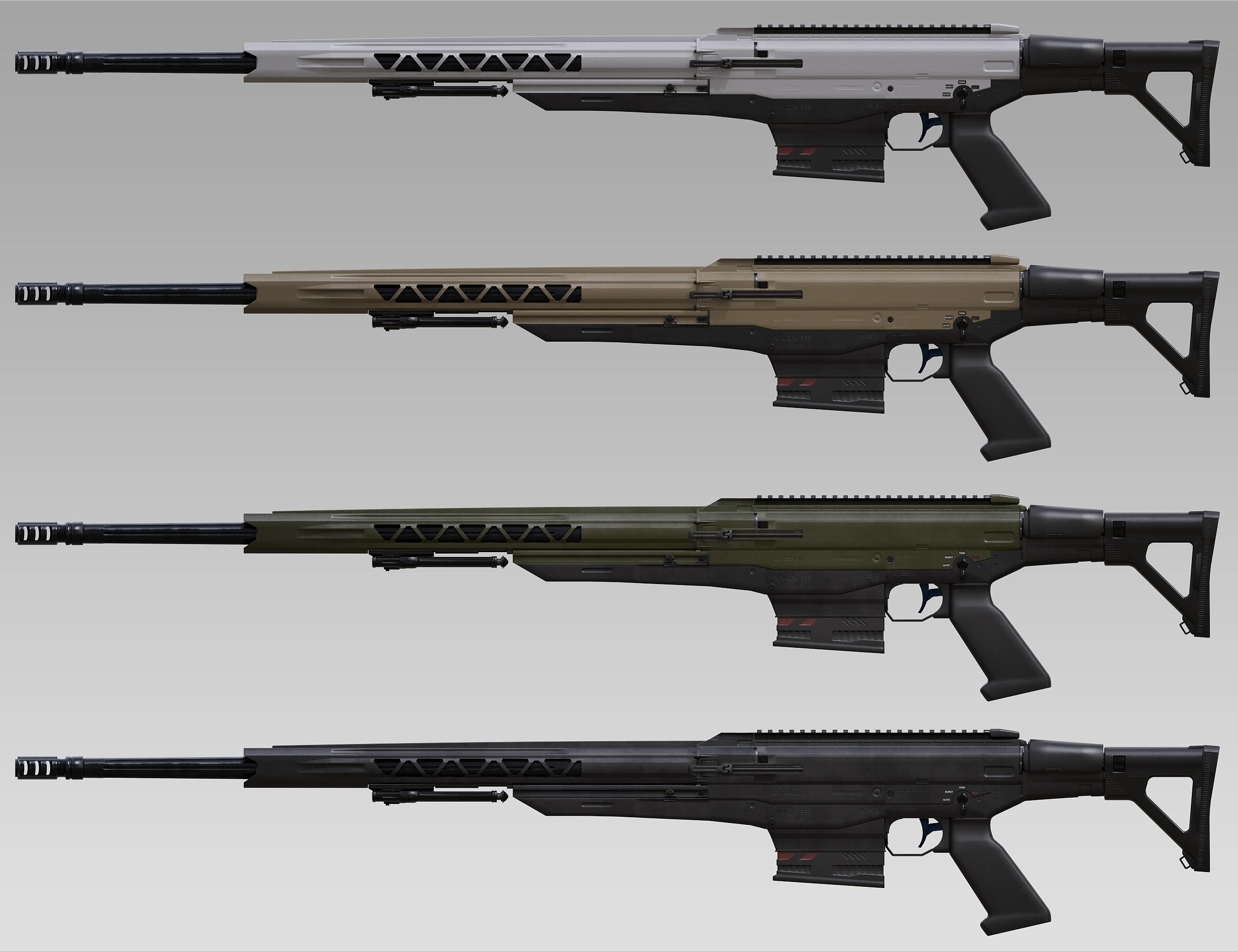 Multi-Caliber Weapon System | Daz 3D