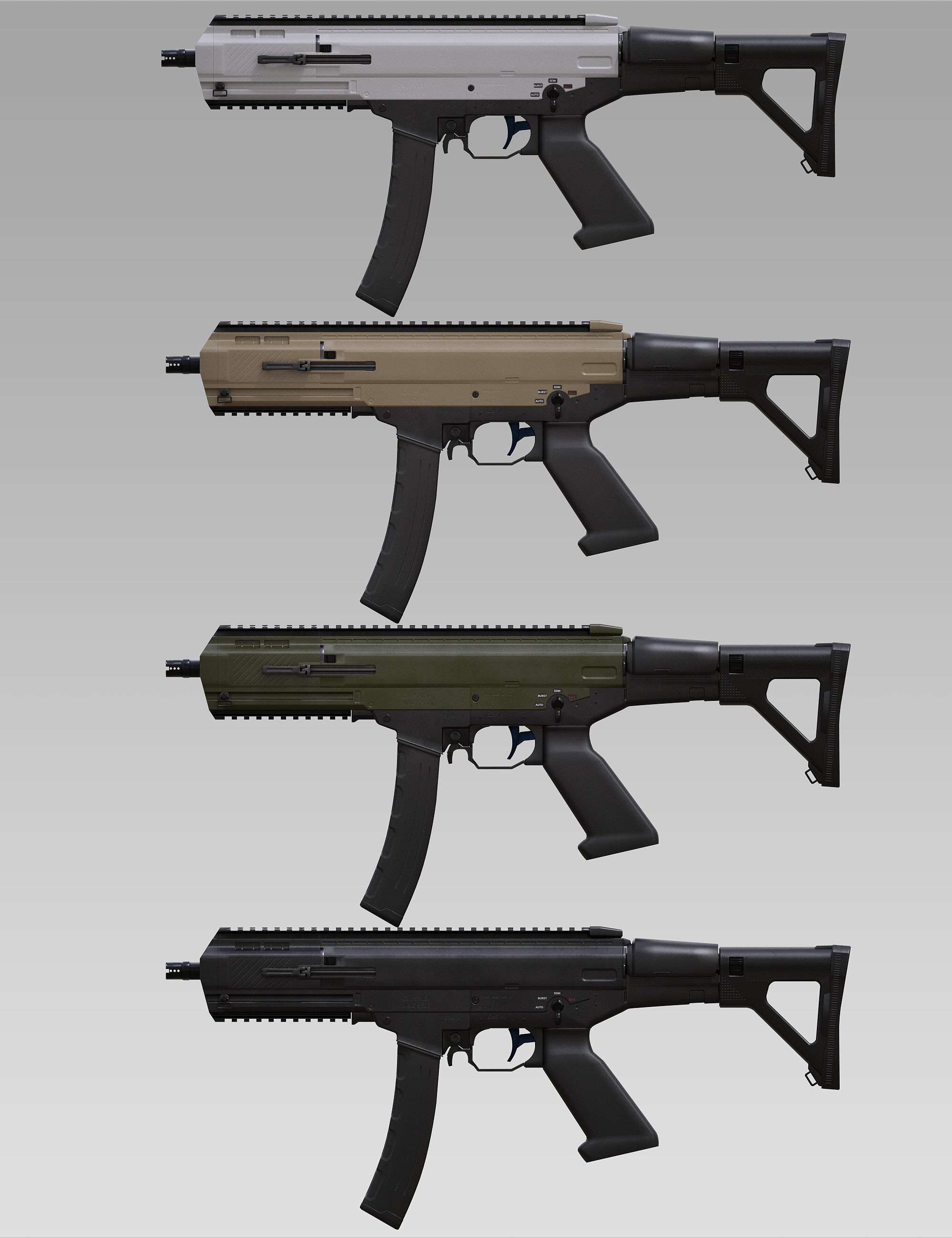 Multi-Caliber Weapon System | Daz 3D