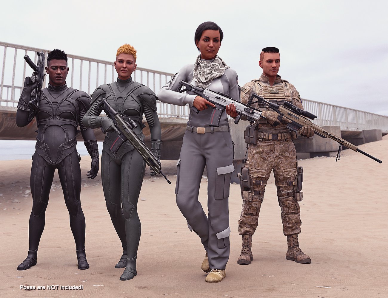 Multi-Caliber Weapon System | Daz 3D