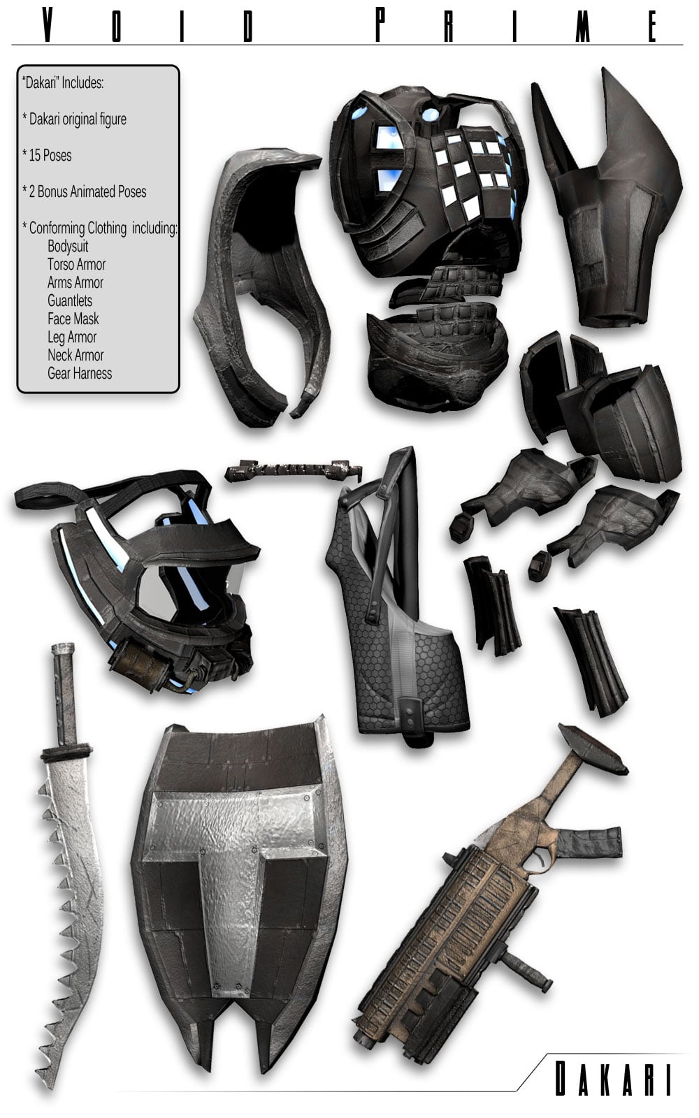 Void Prime: Dakari | Daz 3D