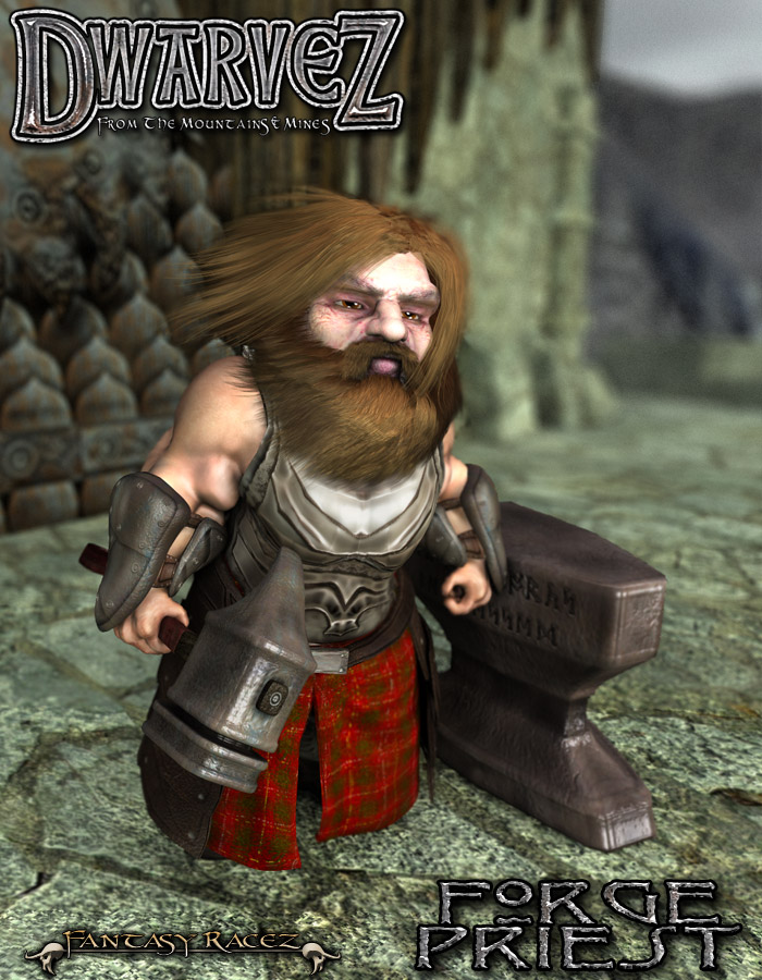 Dwarvez: Forge Priest | Daz 3D