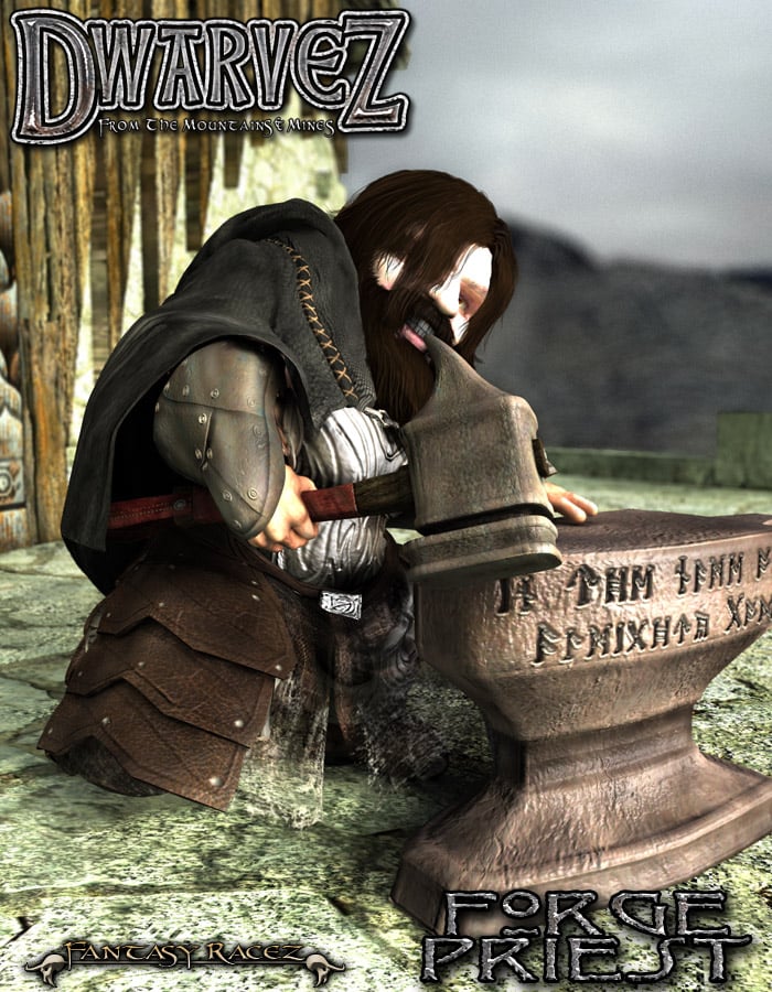 Dwarvez: Forge Priest | Daz 3D