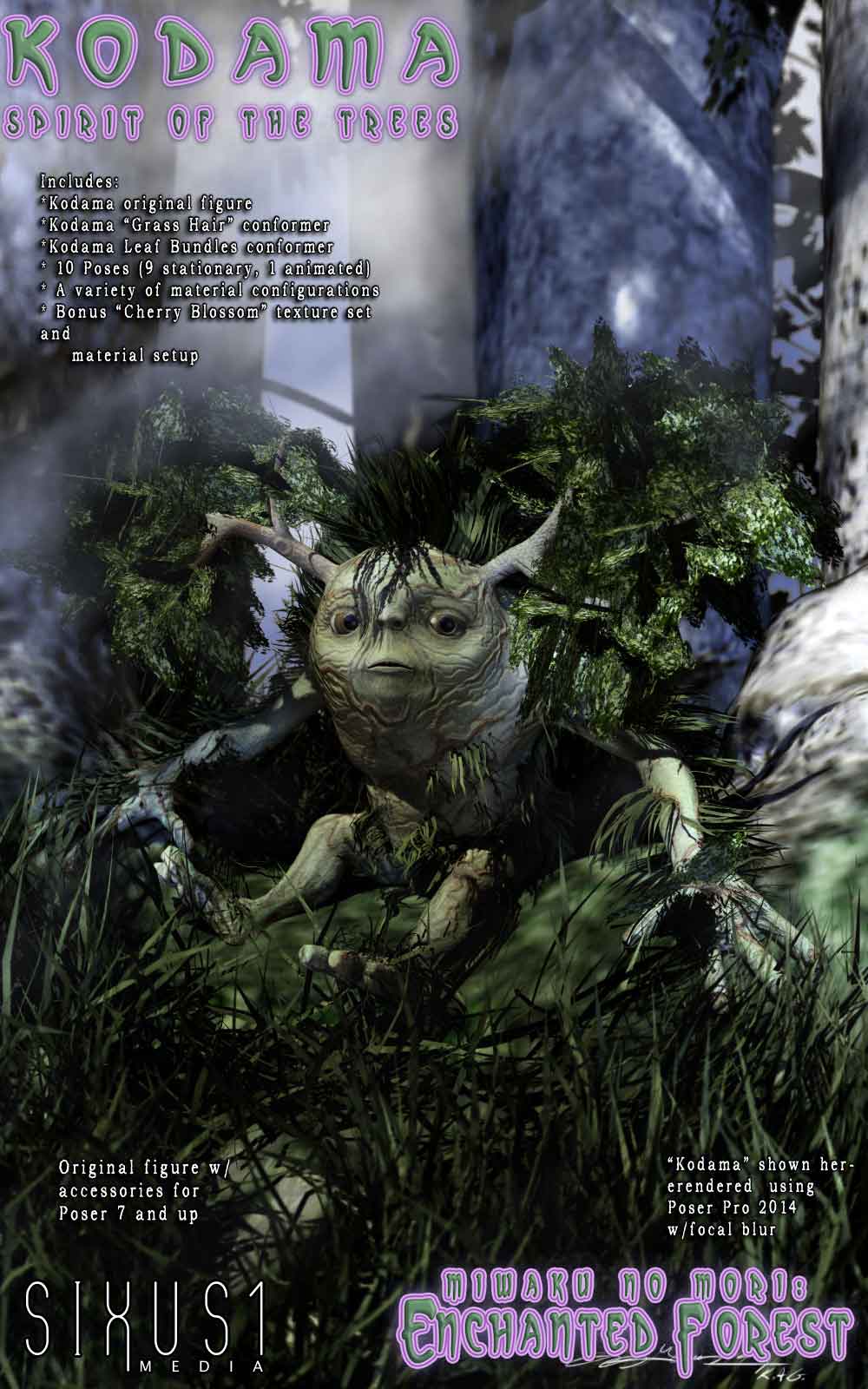 Enchanted Forest: Kodama | Daz 3D