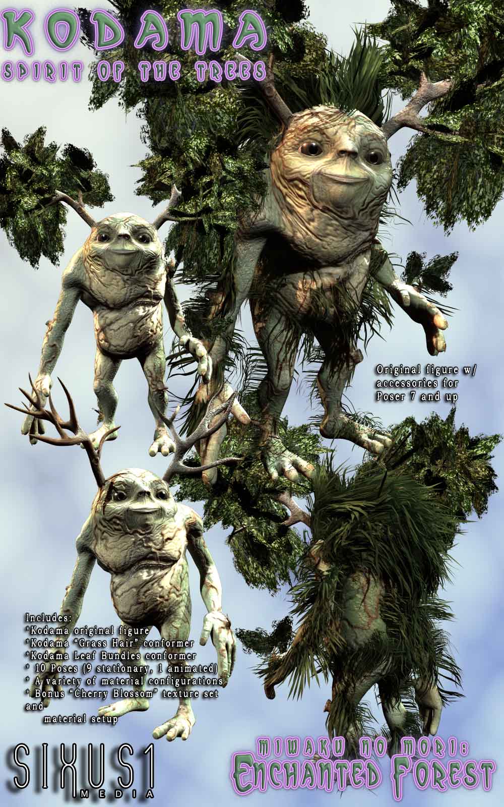 Enchanted Forest: Kodama | Daz 3D