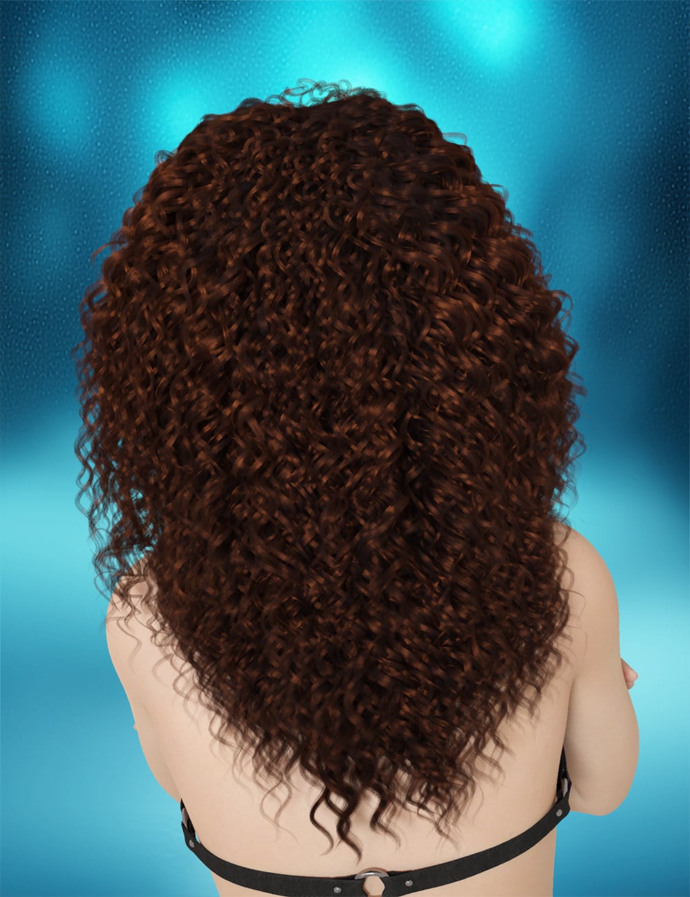 Nadia Hair for Genesis 9 and 8 | Daz 3D