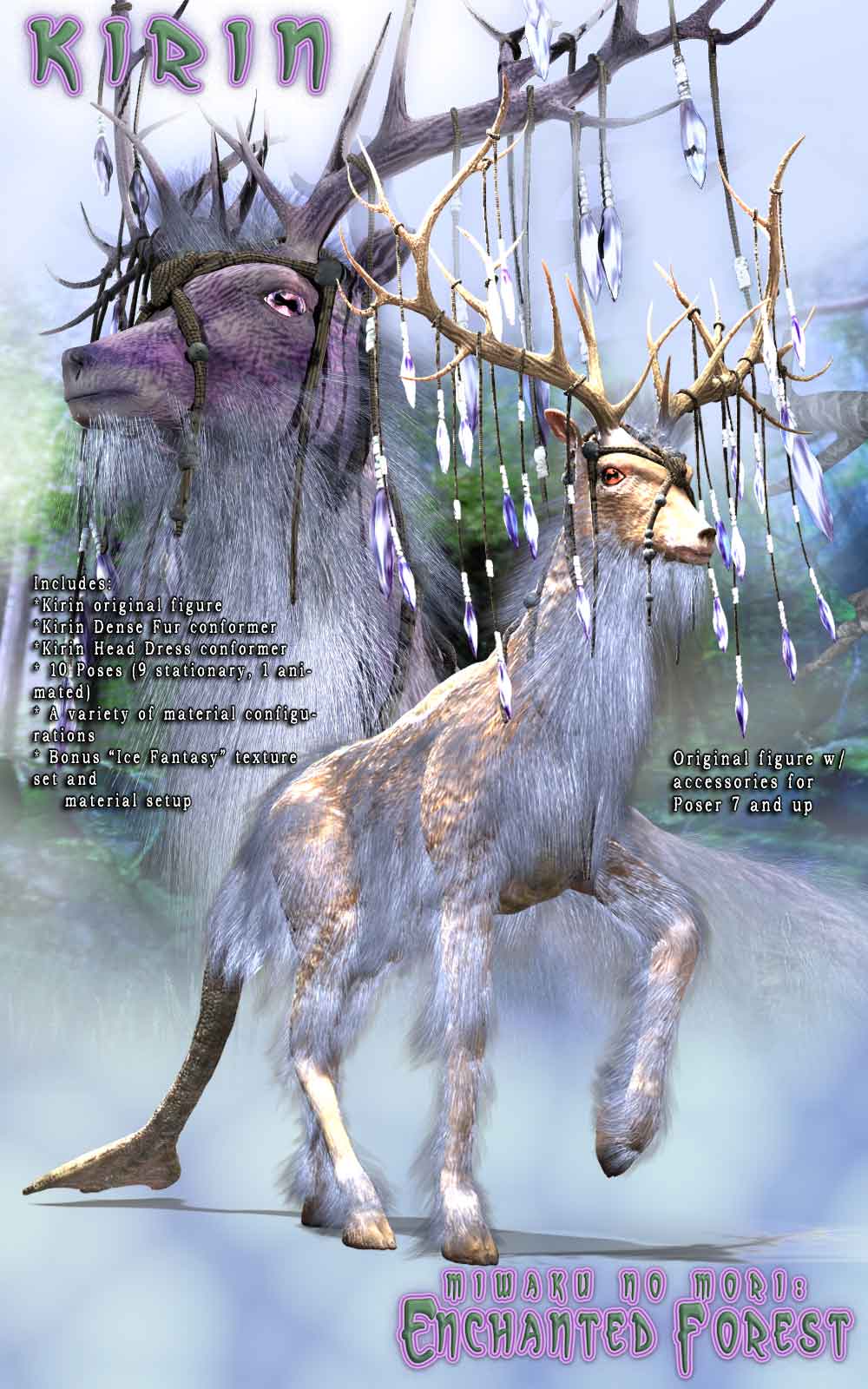 Enchanted Forest: Kirin | Daz 3D