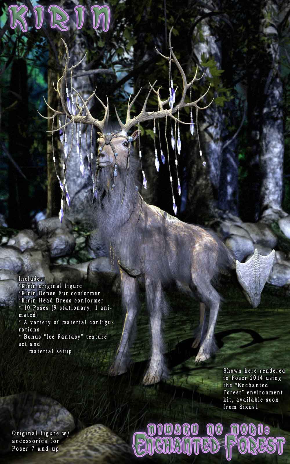 Enchanted Forest: Kirin | Daz 3D