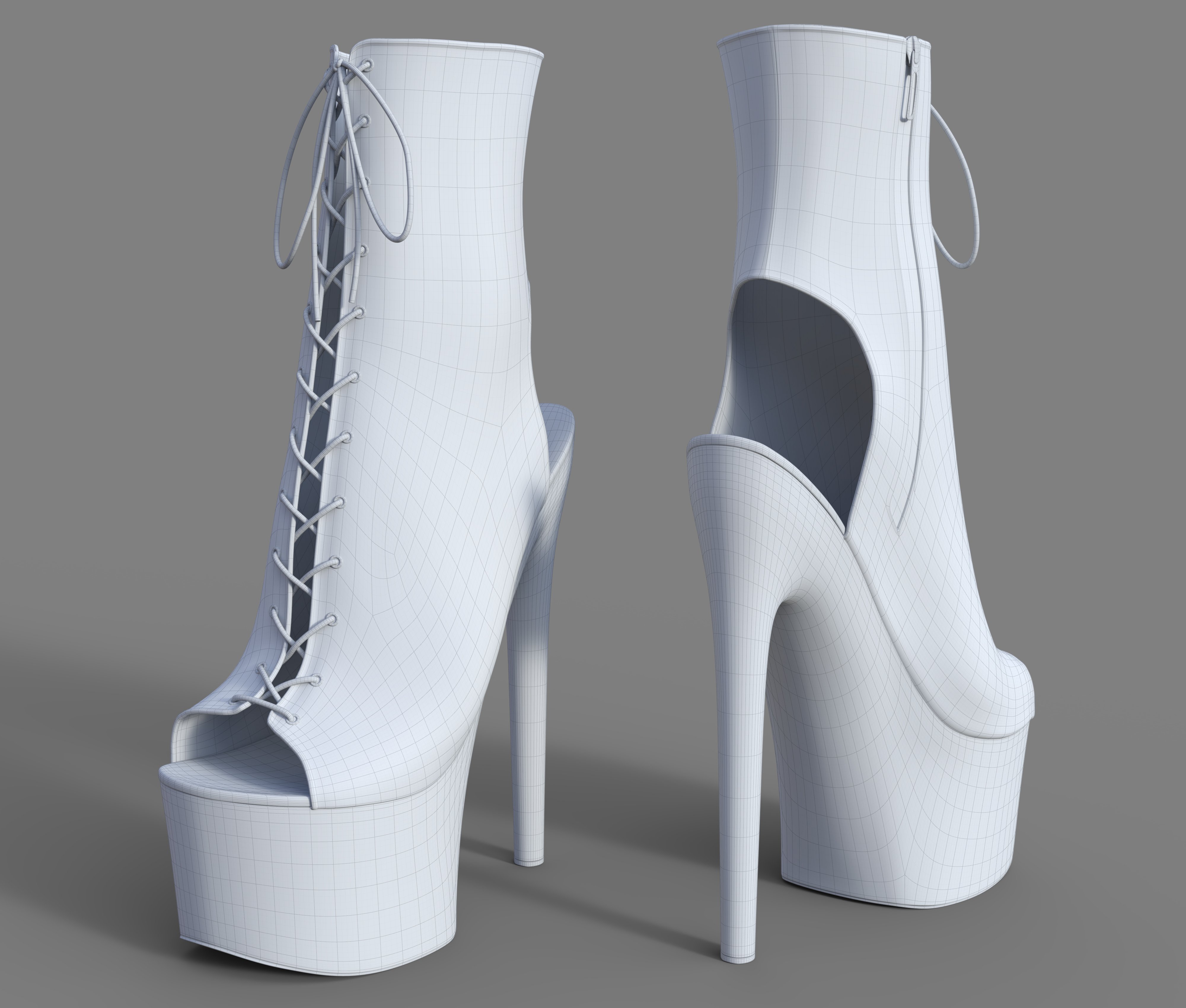 CW Ruby High Heels For Genesis 9 and 8 Female | Daz 3D