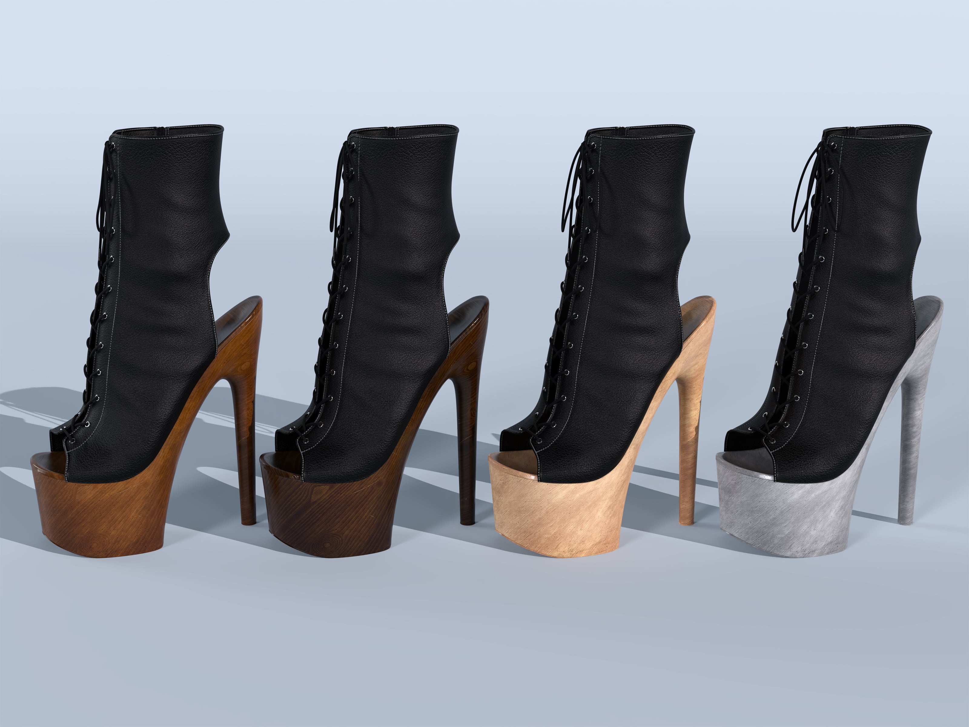 Textras For CW Ruby High Heels | Daz 3D