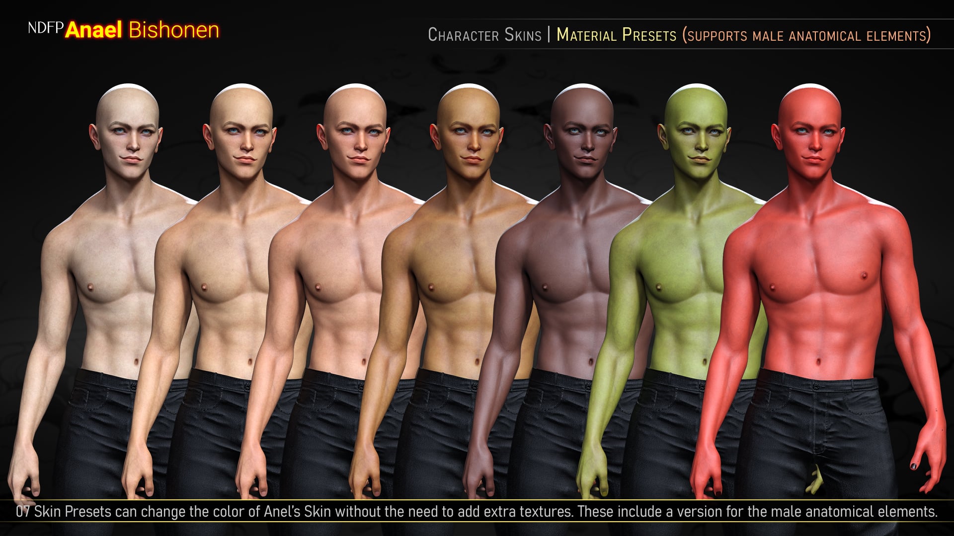 NDFP Anael Bishonen for Genesis 9 | Daz 3D