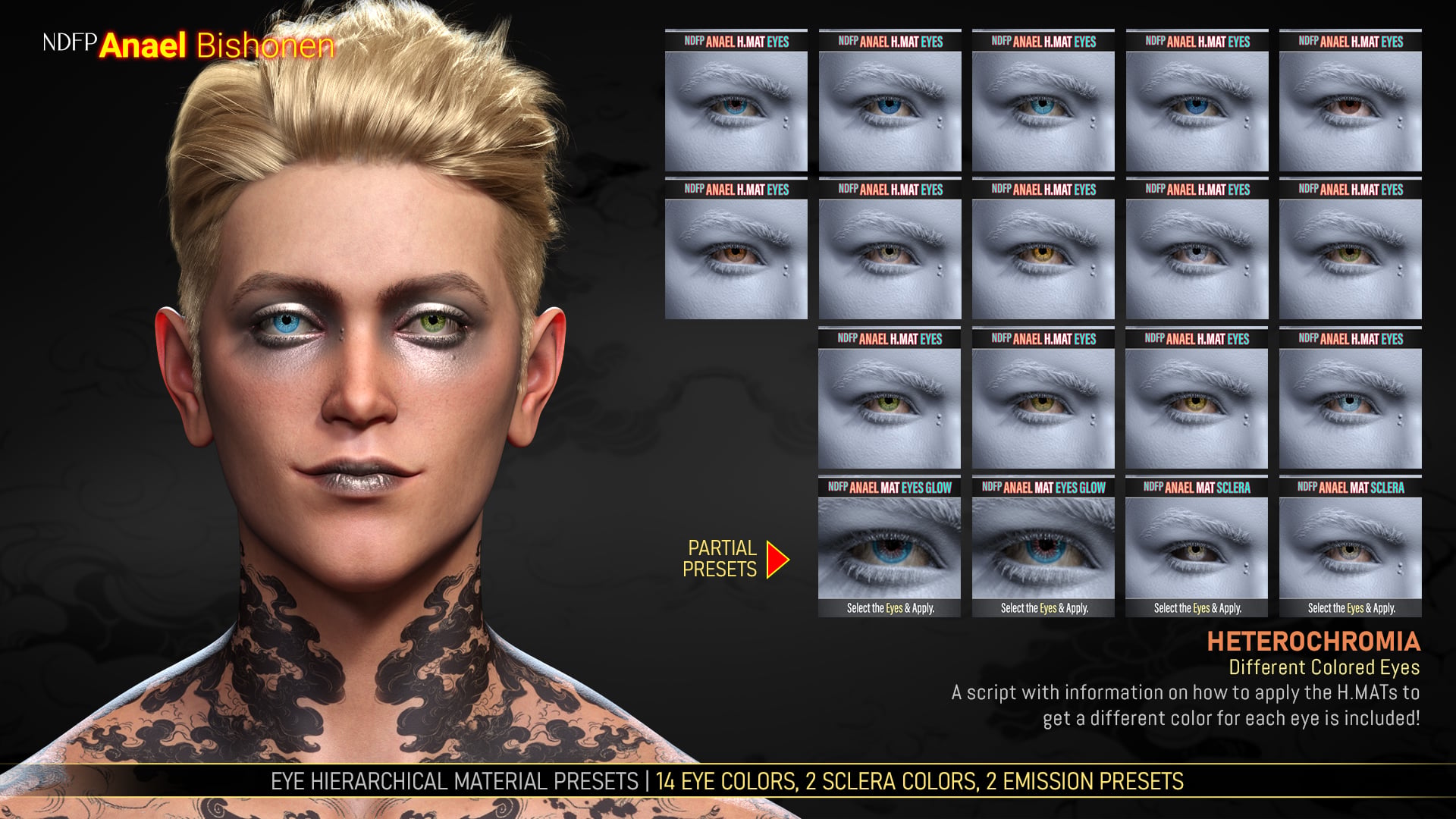 NDFP Anael Bishonen for Genesis 9 | Daz 3D