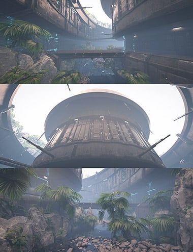 Hidden Reactor for Core and Misty River Gorge | Daz 3D