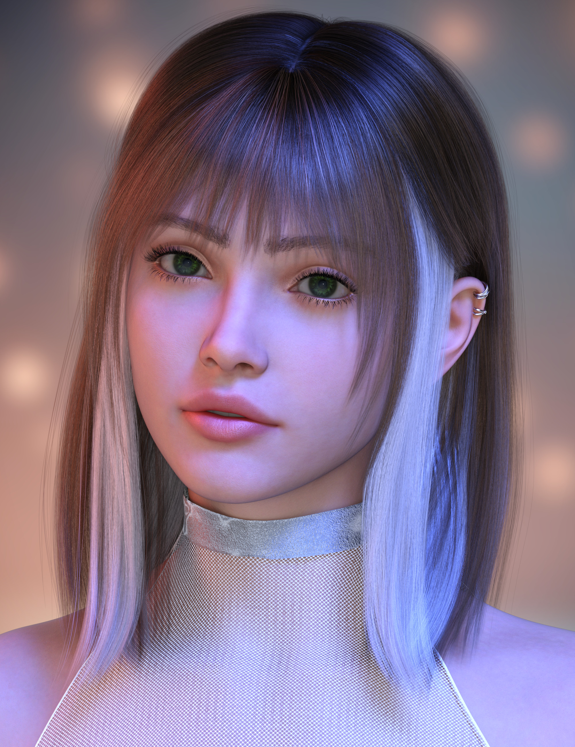 ALO Carme Hair for Genesis 9, 8 and 8.1 Female | Daz 3D