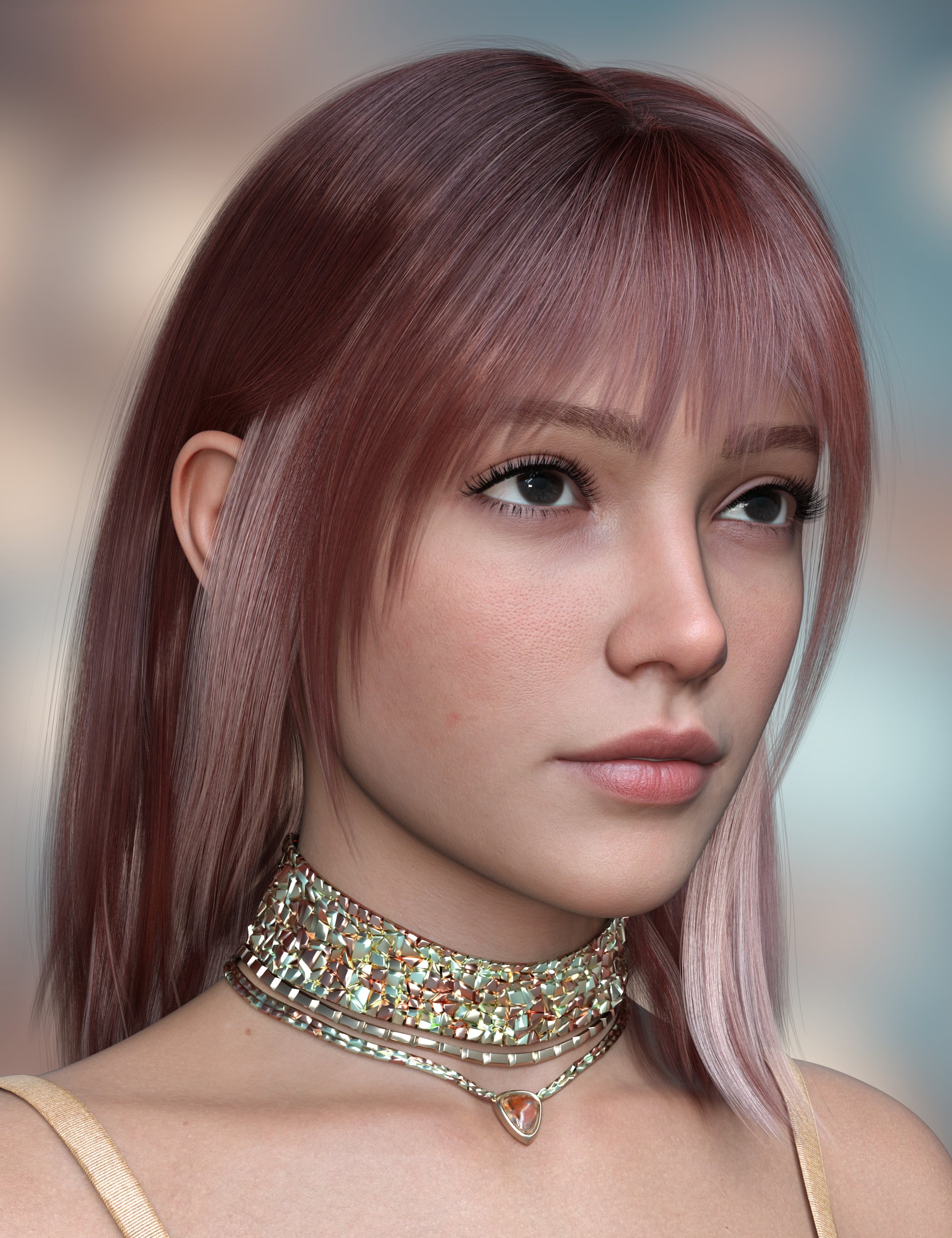 ALO Carme Hair for Genesis 9, 8 and 8.1 Female | Daz 3D