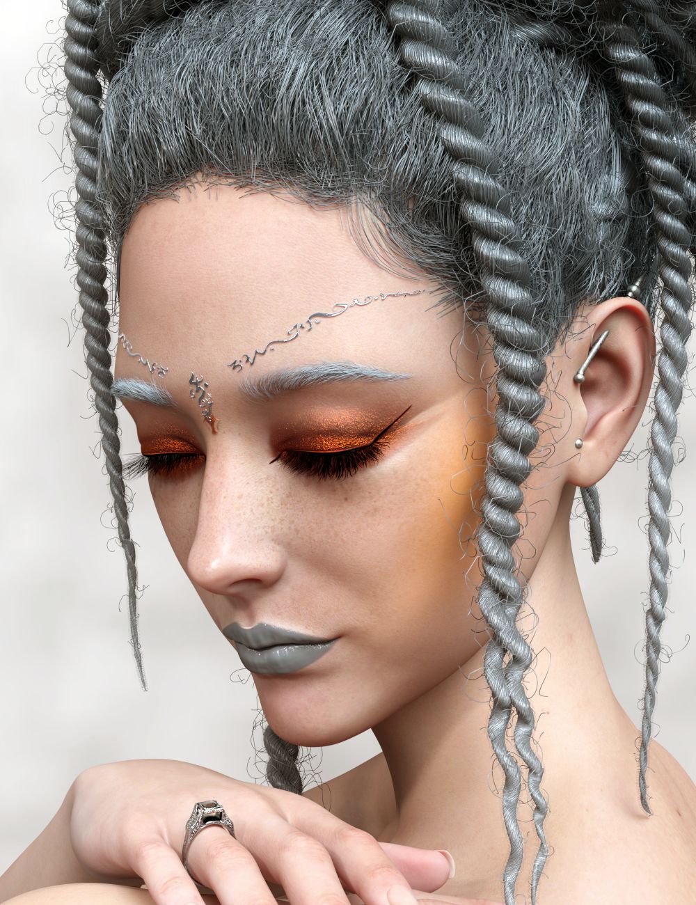 Face Flair Make Ups for Genesis 9 | Daz 3D