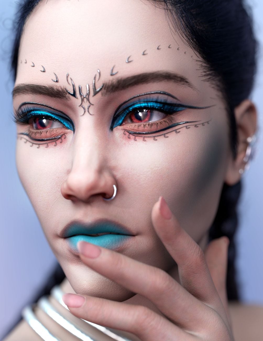 Face Flair Make Ups for Genesis 9 | Daz 3D