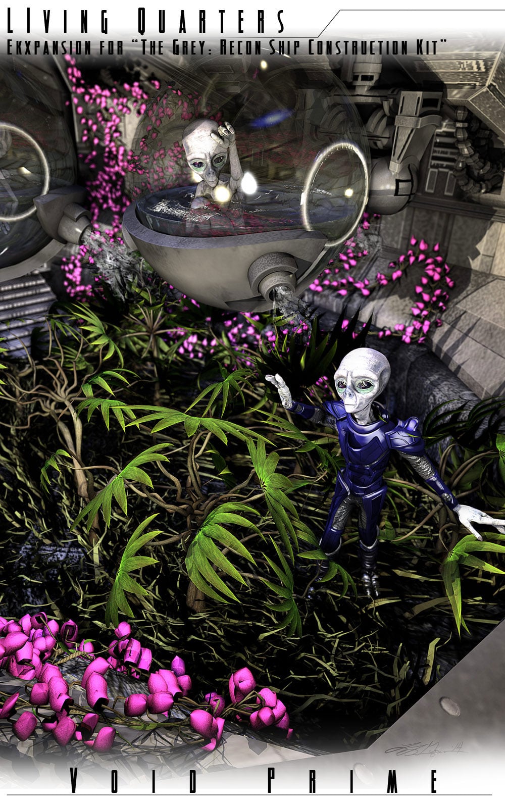 Void Prime: Grey Alien Recon Ship Construction Kit - Living Quarters ...