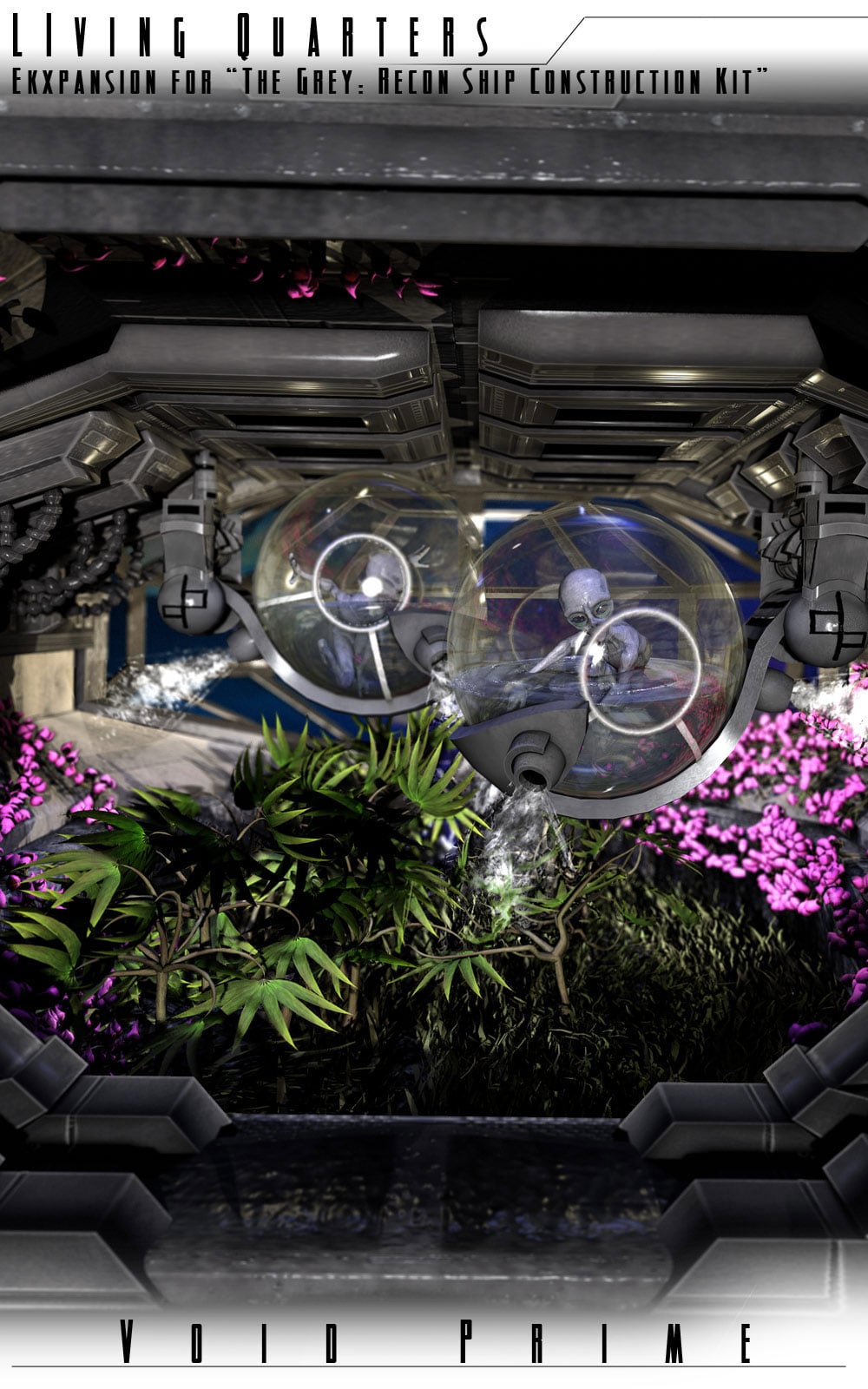 Void Prime: Grey Alien Recon Ship Construction Kit - Living Quarters ...
