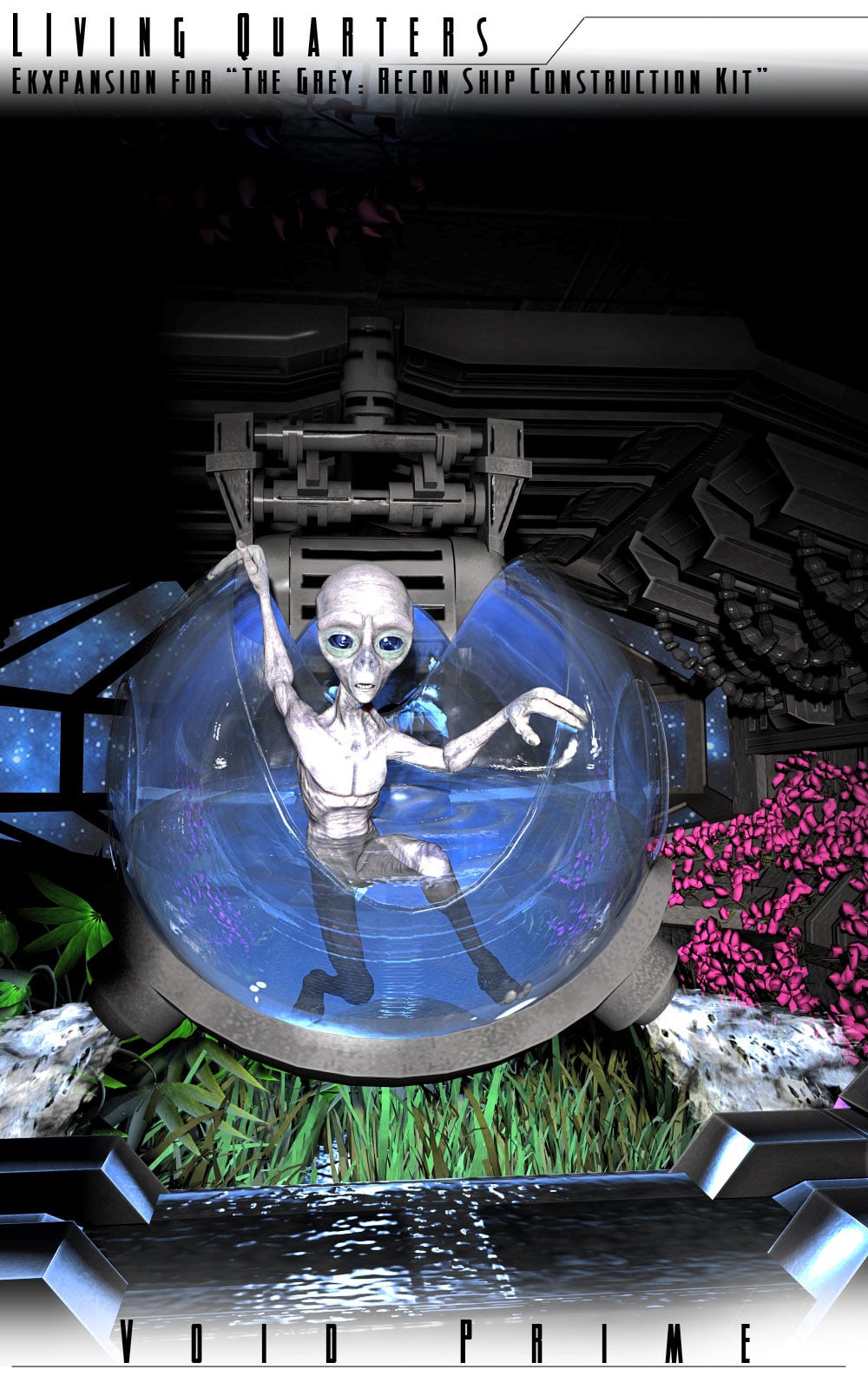 Void Prime: Grey Alien Recon Ship Construction Kit - Living Quarters ...
