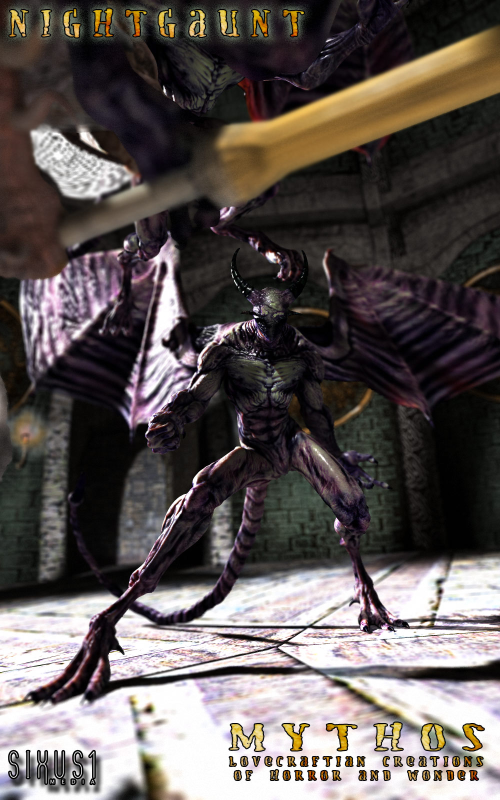 S1M Mythos: Nightgaunt | Daz 3D