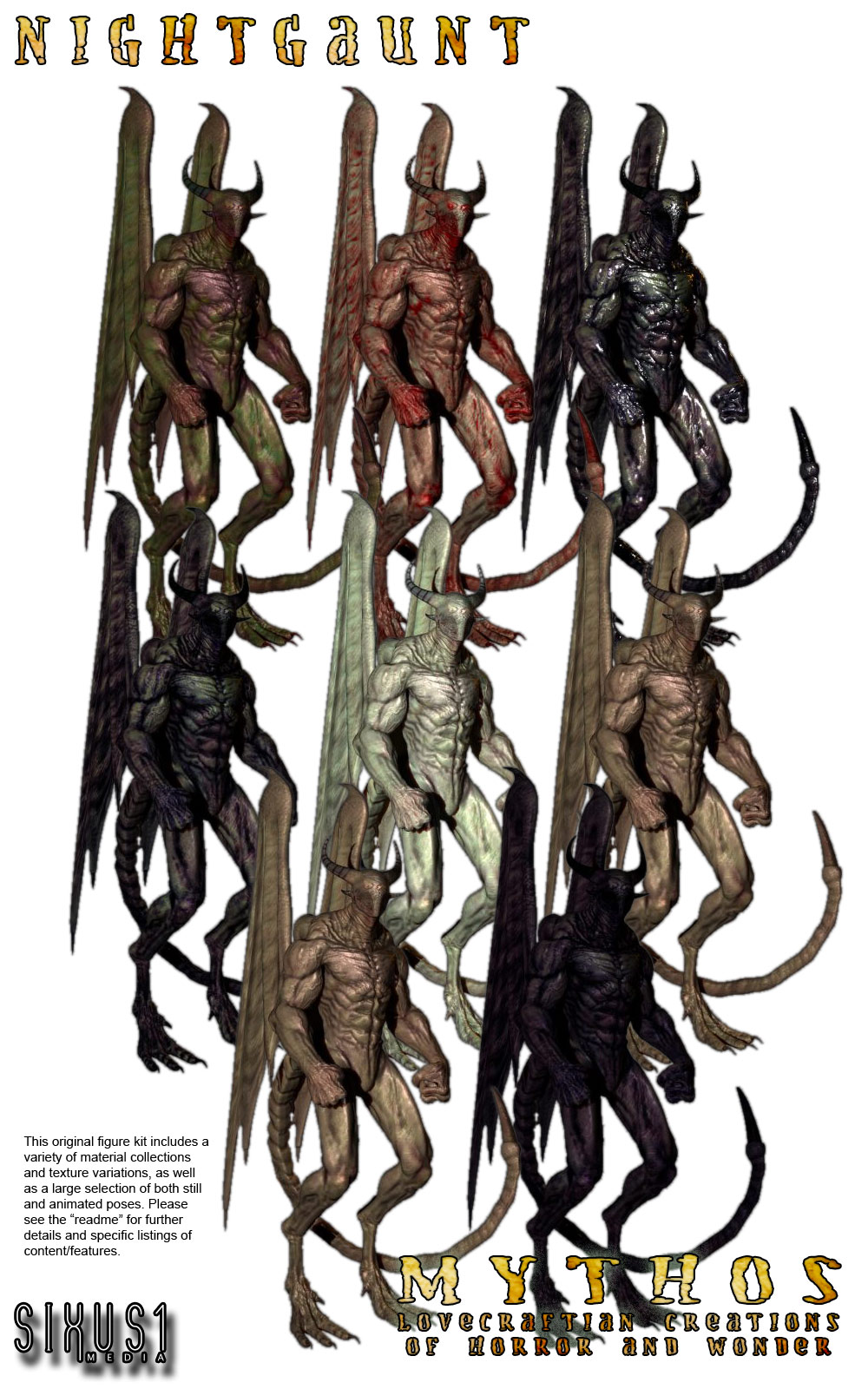 S1M Mythos: Nightgaunt | Daz 3D