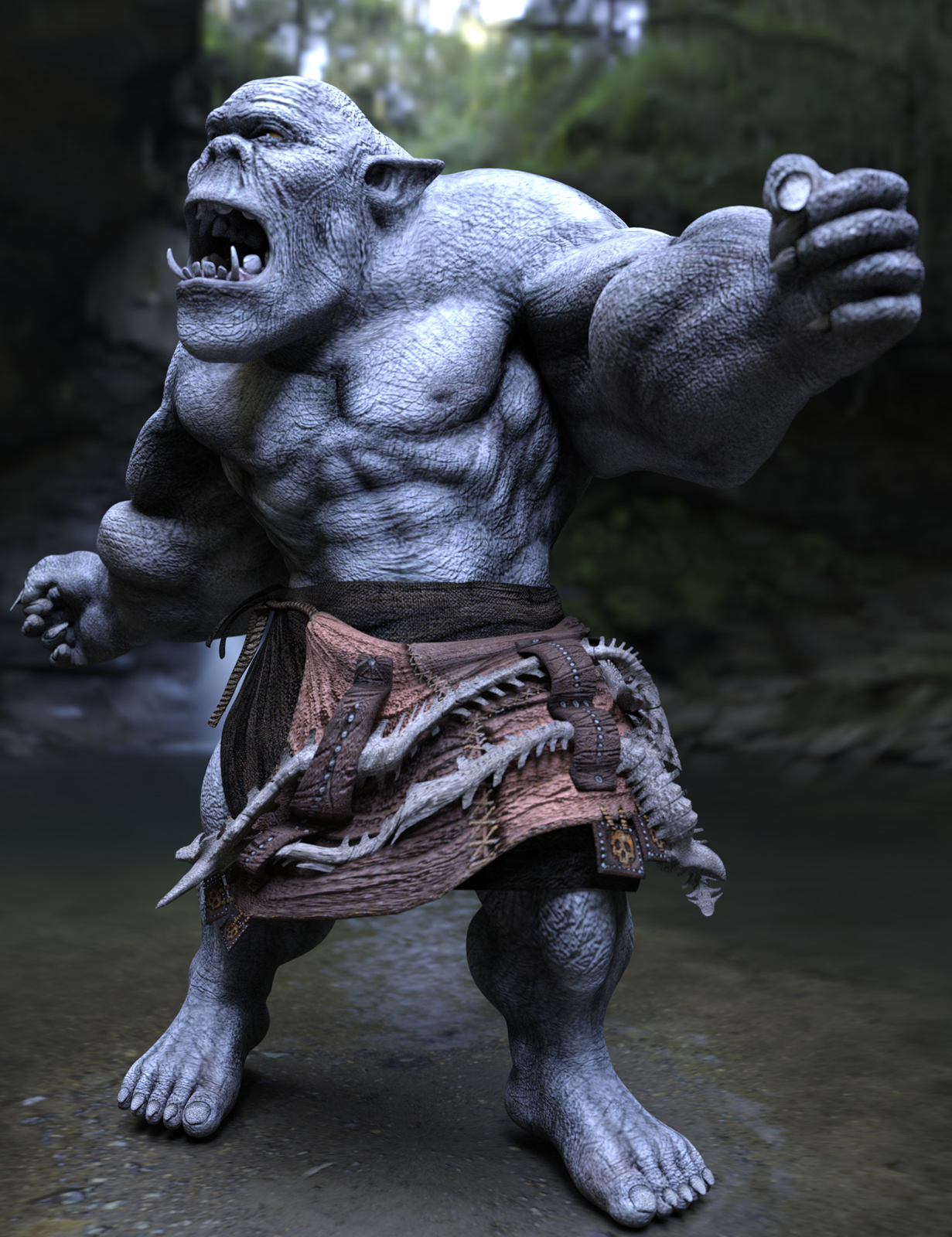 Orkz: Grey Orkz Skin Textures | Daz 3D