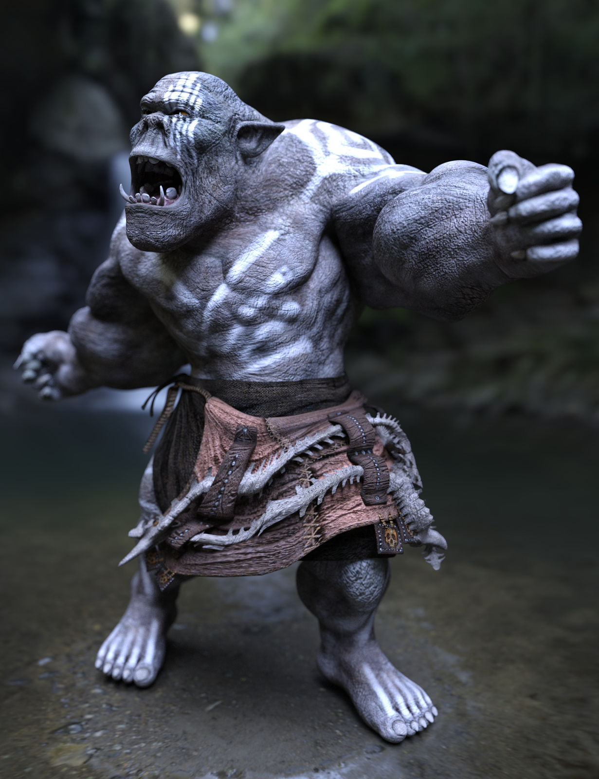 Orkz: Grey Orkz Skin Textures | Daz 3D