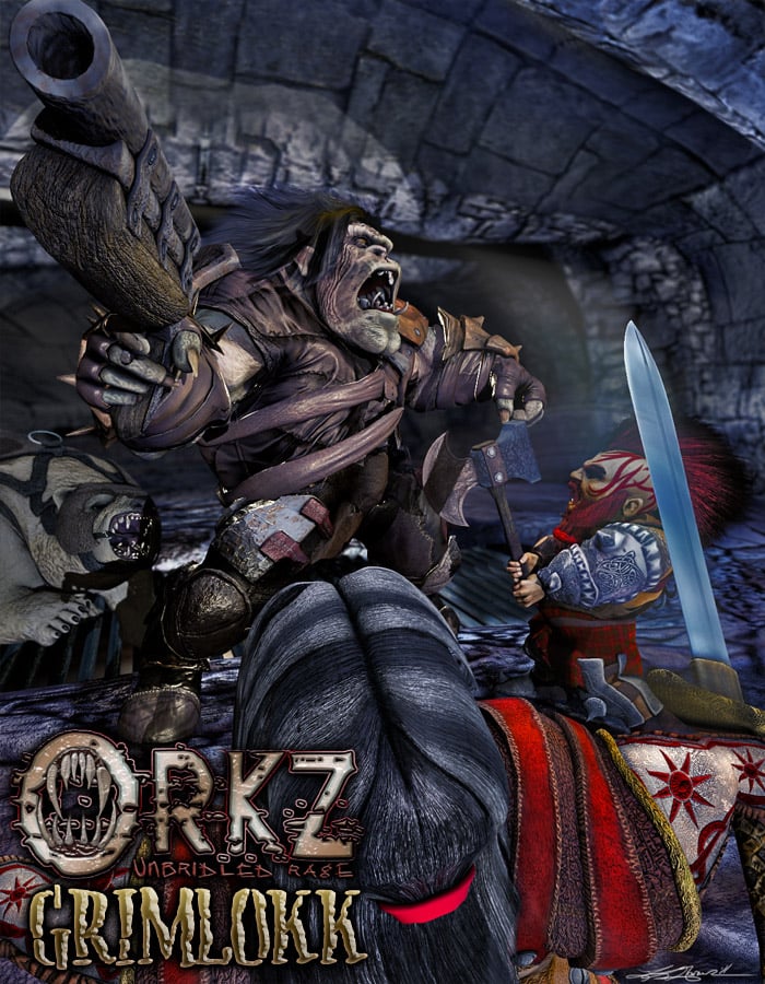 Orkz: Grimlokk | Daz 3D