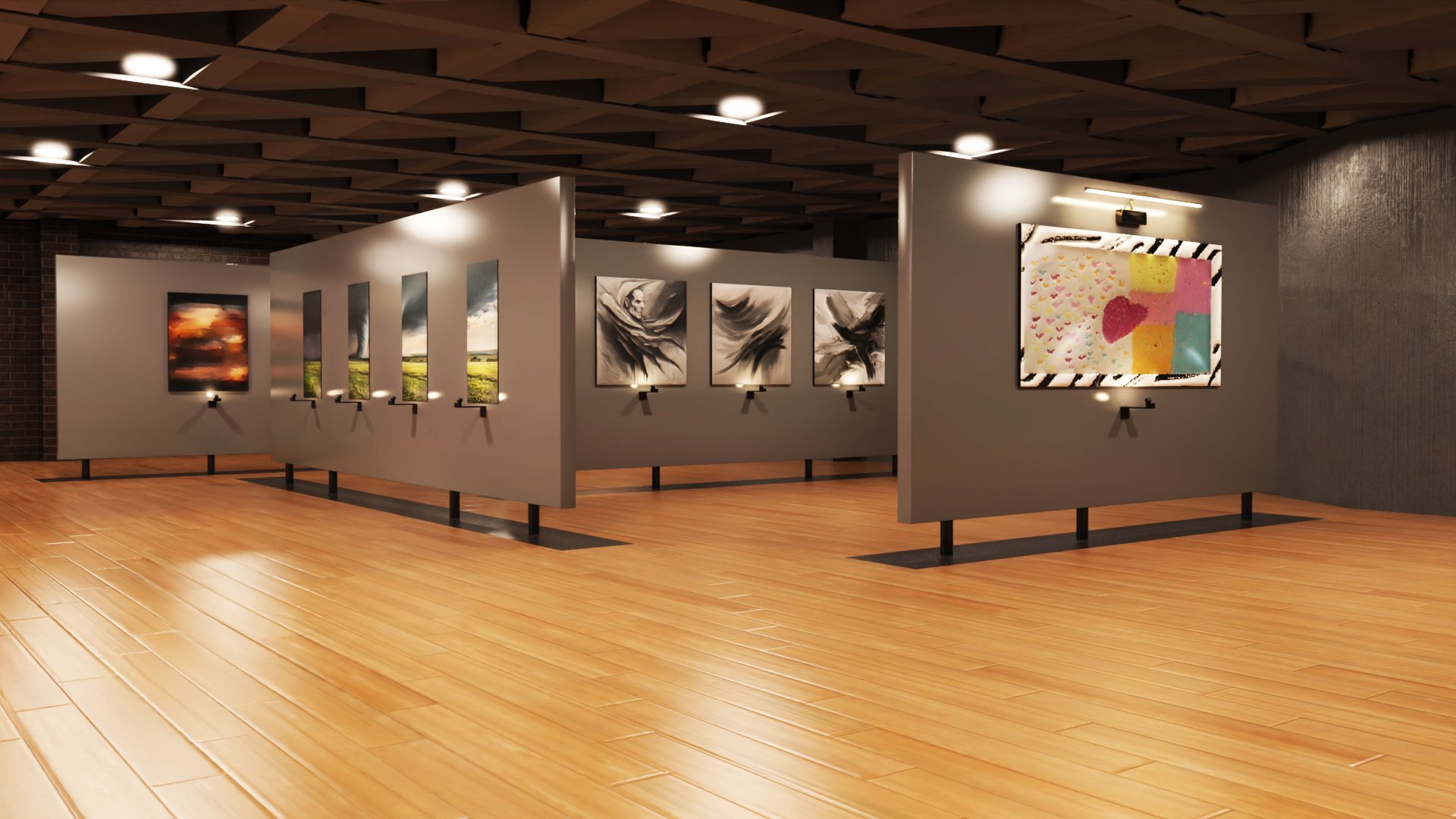 Mini Art Gallery | Daz 3D